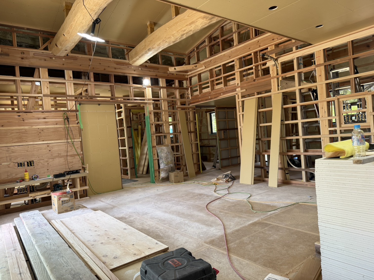 恵那市T様邸新築工事の進捗状況です!! - 東濃ひのきや自然素材の注文住宅は株式会社田口建設